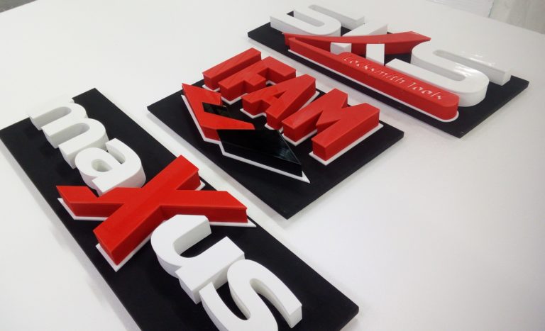 3D Logo | Polystyrene and Styrofoam Custom Cut Company Logo's