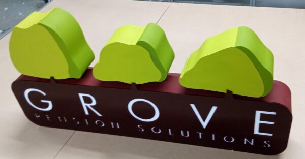 3D Logo | Polystyrene and Styrofoam Custom Cut Company Logo's