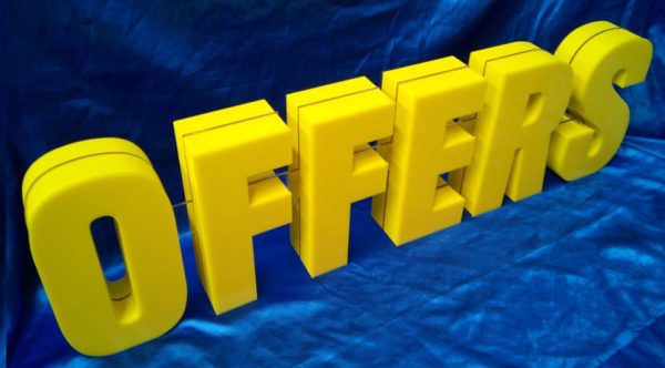 POS Lettering | Retail Display Letters | Promotional 3D Letters